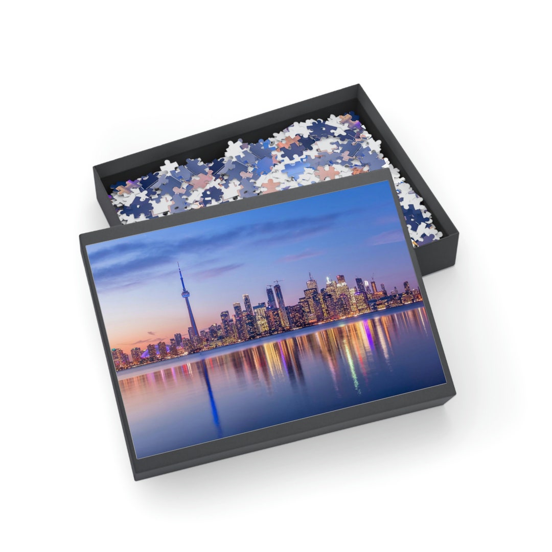 Toronto Skyline Puzzle 96, 252, 500, 1000-piece, Puzzle Box, 1000 Piece ...