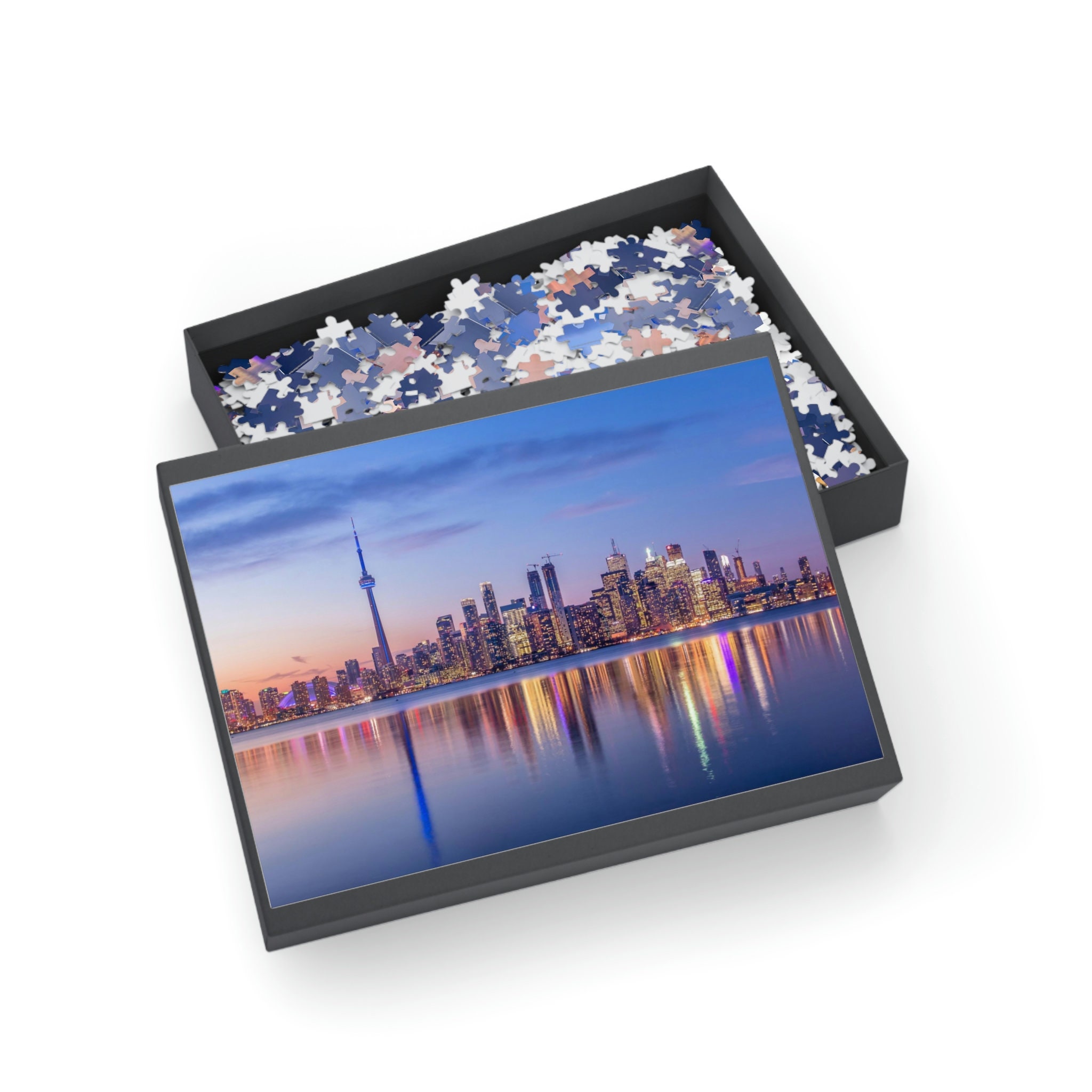Toronto Skyline Puzzle 96, 252, 500, 1000-piece, Puzzle Box, 1000 Piece ...