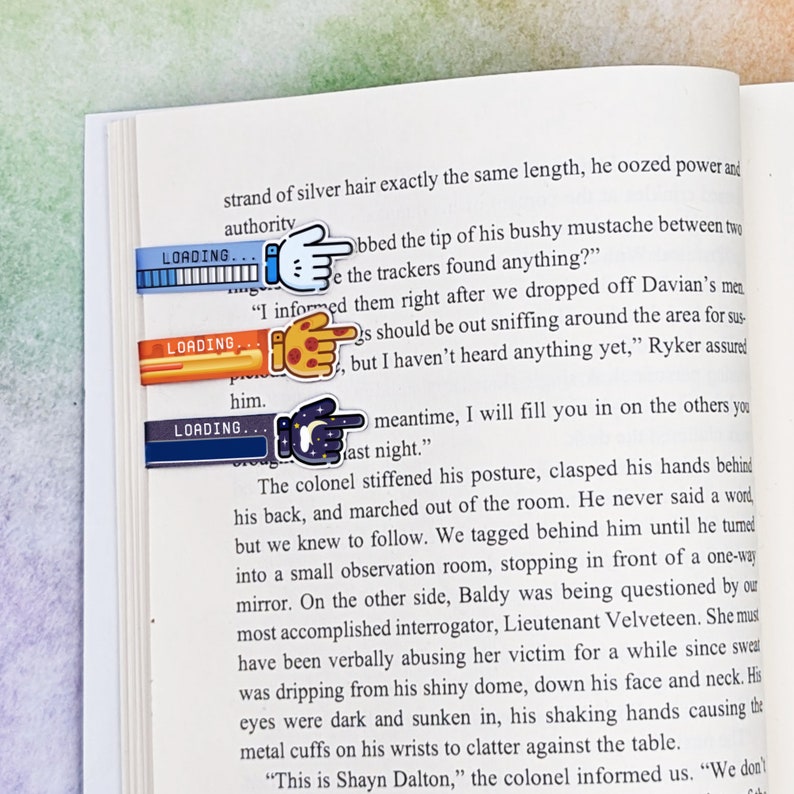 Mini Computer Pointer Line Marker - Set of 3 - Magnetic Bookmark - Etsy