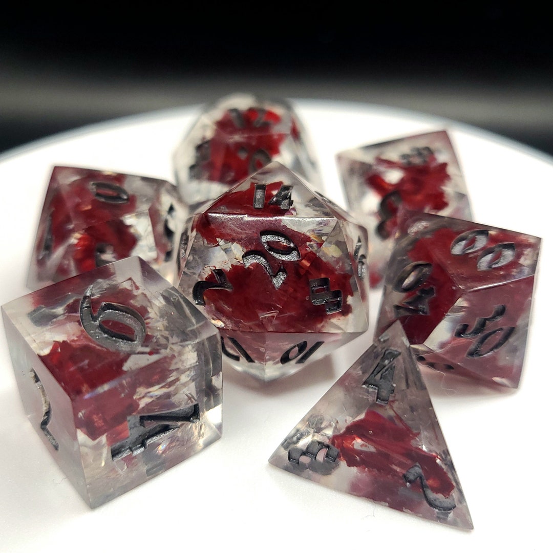 Bloody Pane custom Paint Red Handmade Sharp Edge Resin - Etsy