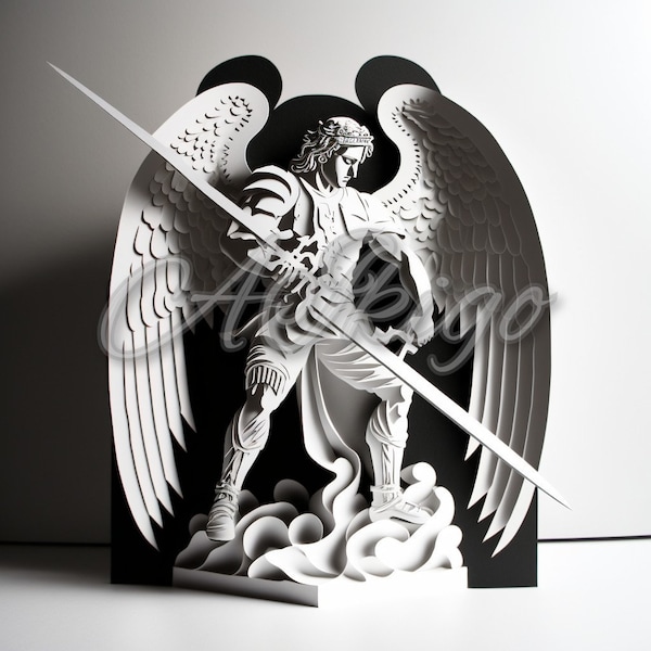 Saint Michael Archangel Svg - Etsy