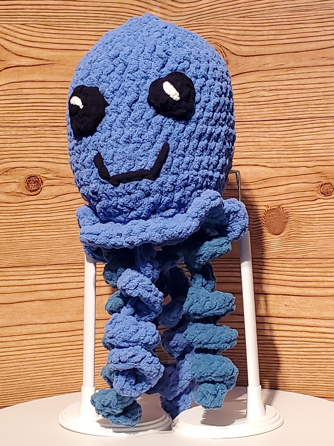 Item T13: Crochet Octopus Stuffed Animal / Stuffy / Plushie /toy, Blue ...