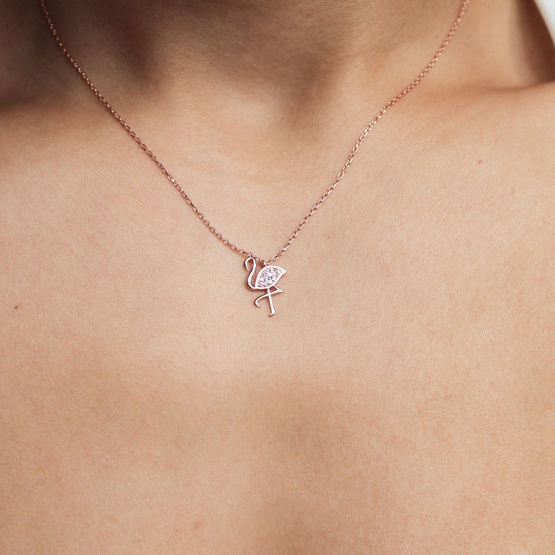 Flamingo Necklace - Etsy