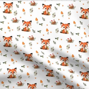 Fox Seamless Pattern PNG SVG Files for Fabric Printing Repeating ...