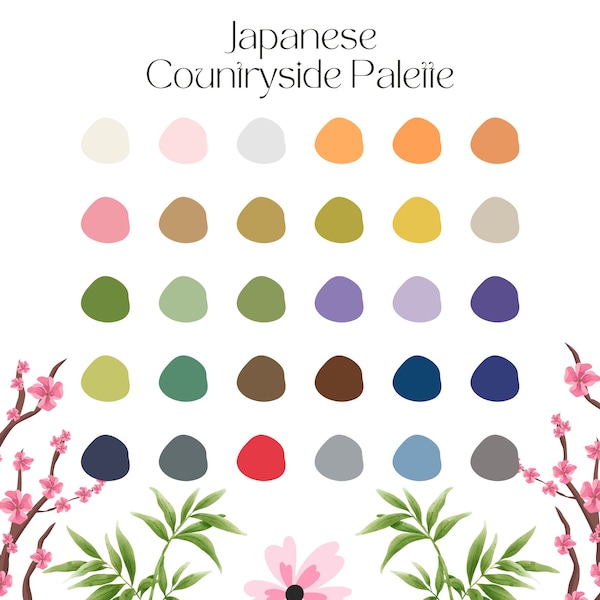 Spring Color Palette - Etsy