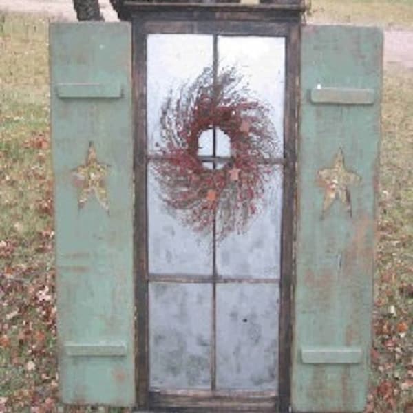 Primitive Shutter - Etsy