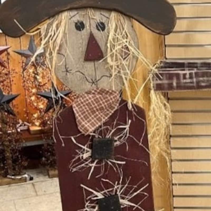 Wood Scarecrow - Etsy