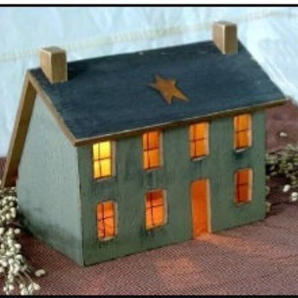 Saltbox House - Etsy