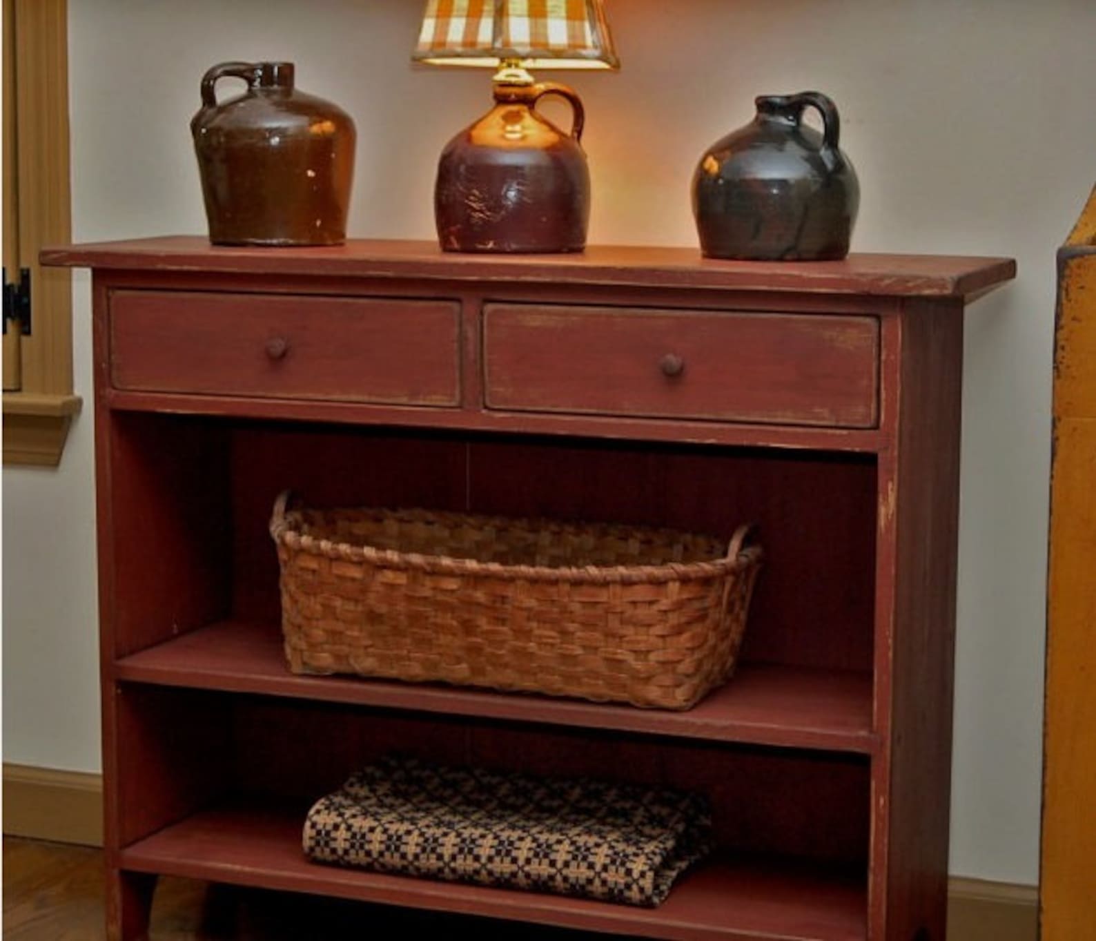 Primitive Stand With Drawers - Etsy