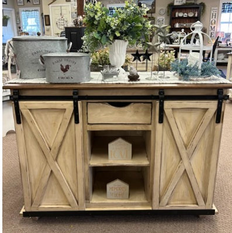 Barn Door Cabinet With Sliding Doors - Etsy