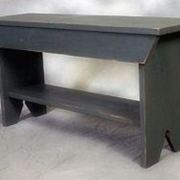 Primitive Bench - Etsy