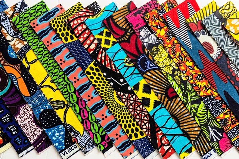 JELLY ROLL 24 Strips 2.5 African Ankara Wax Print No Duplicates 100% ...