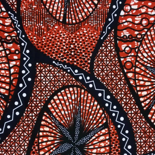 Orange African Print - Etsy