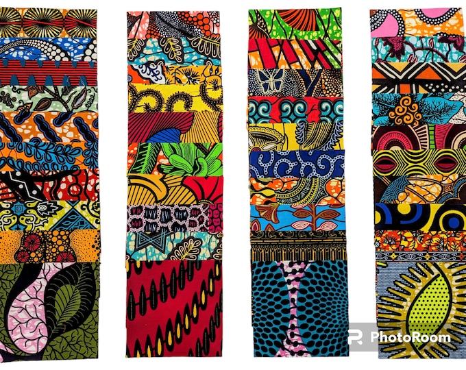 50 5" Fabric SQUARES African No Duplicates Ethnic Ankara Quilting ...