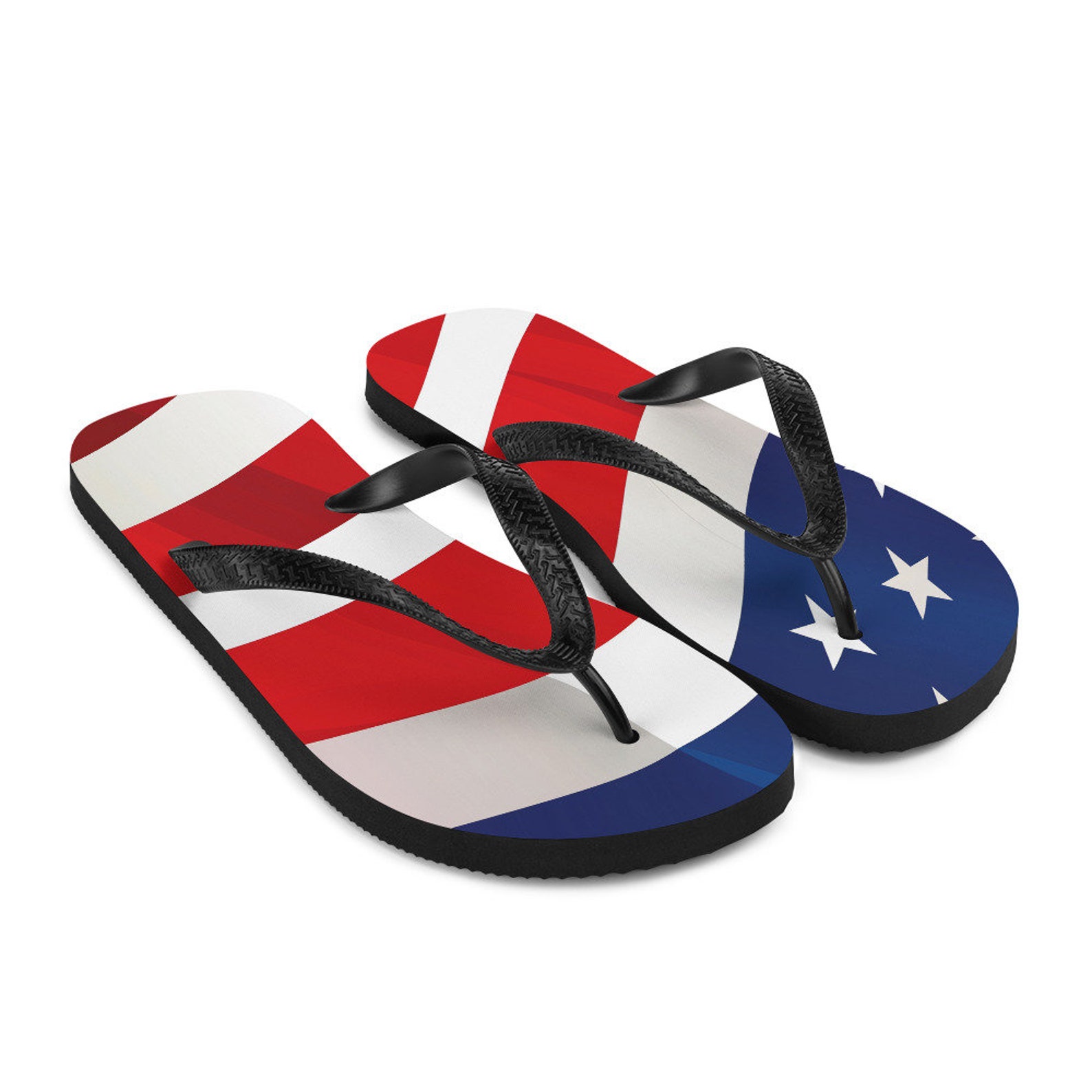 Spirit of the Union Flip-flops | American Flag Sandals | Patriotic ...