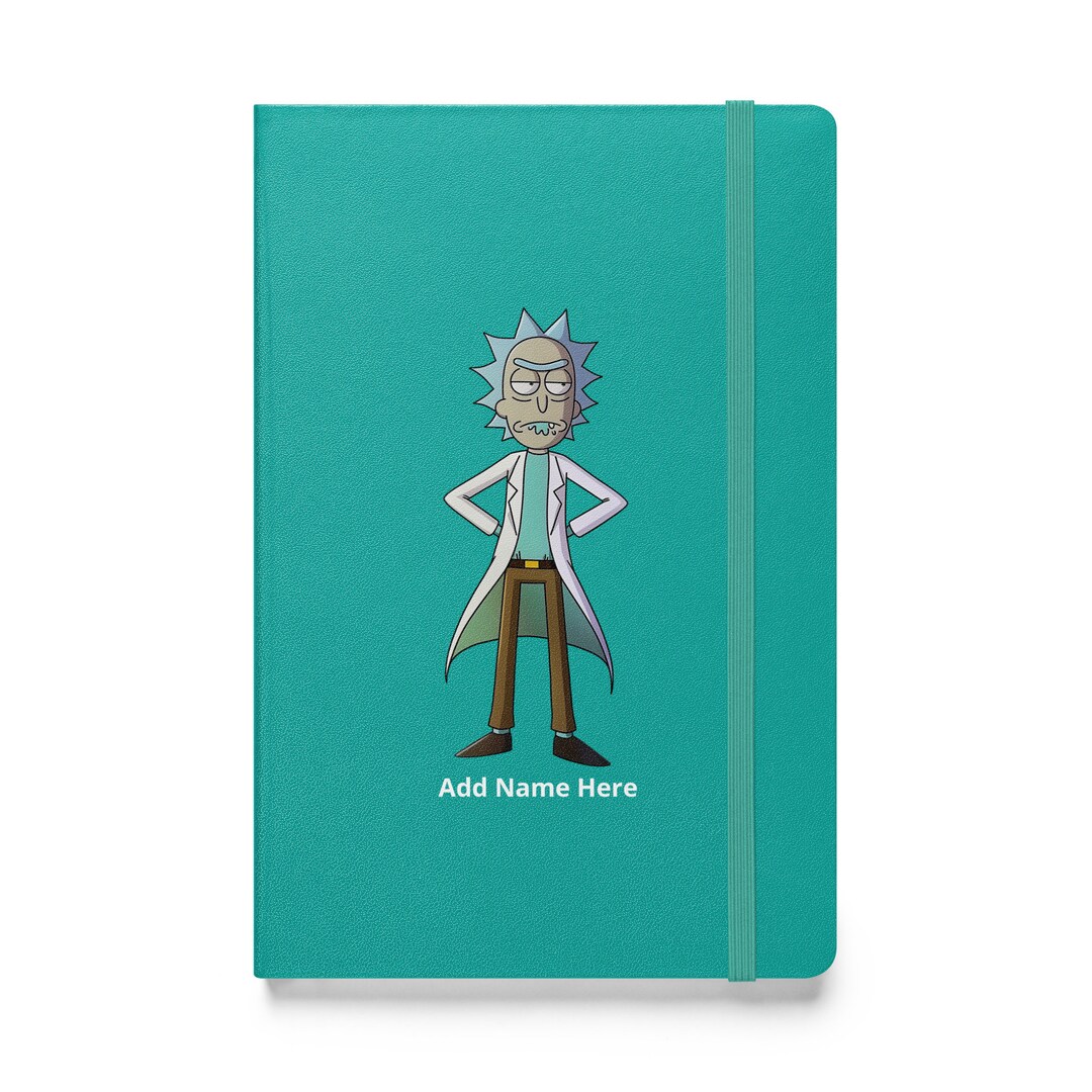 Rick From Rick & Morty Show Journal Notebook, Lined Paper, 80pgs, 5.5 8 ...