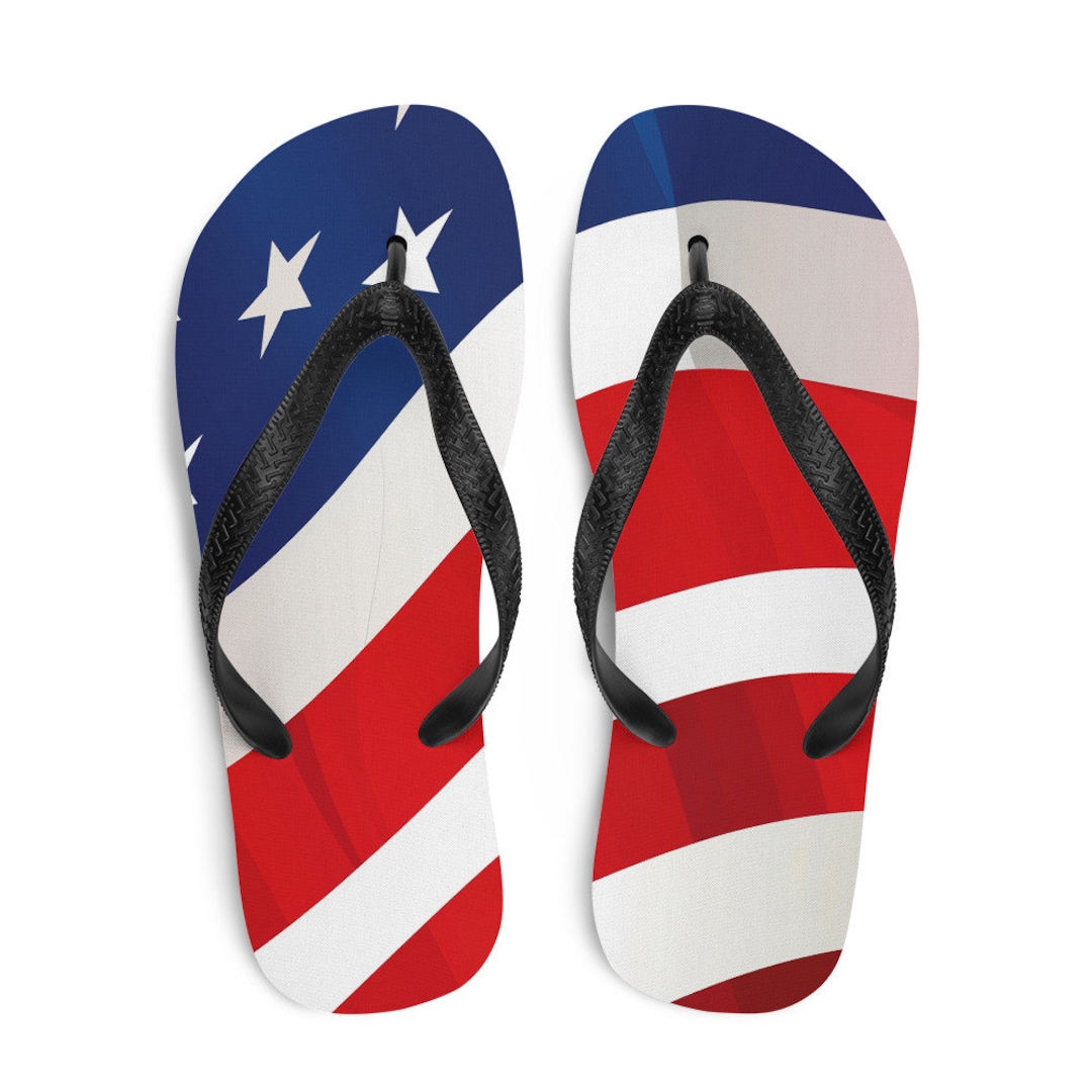 Spirit of the Union Flip-flops | American Flag Sandals | Patriotic ...