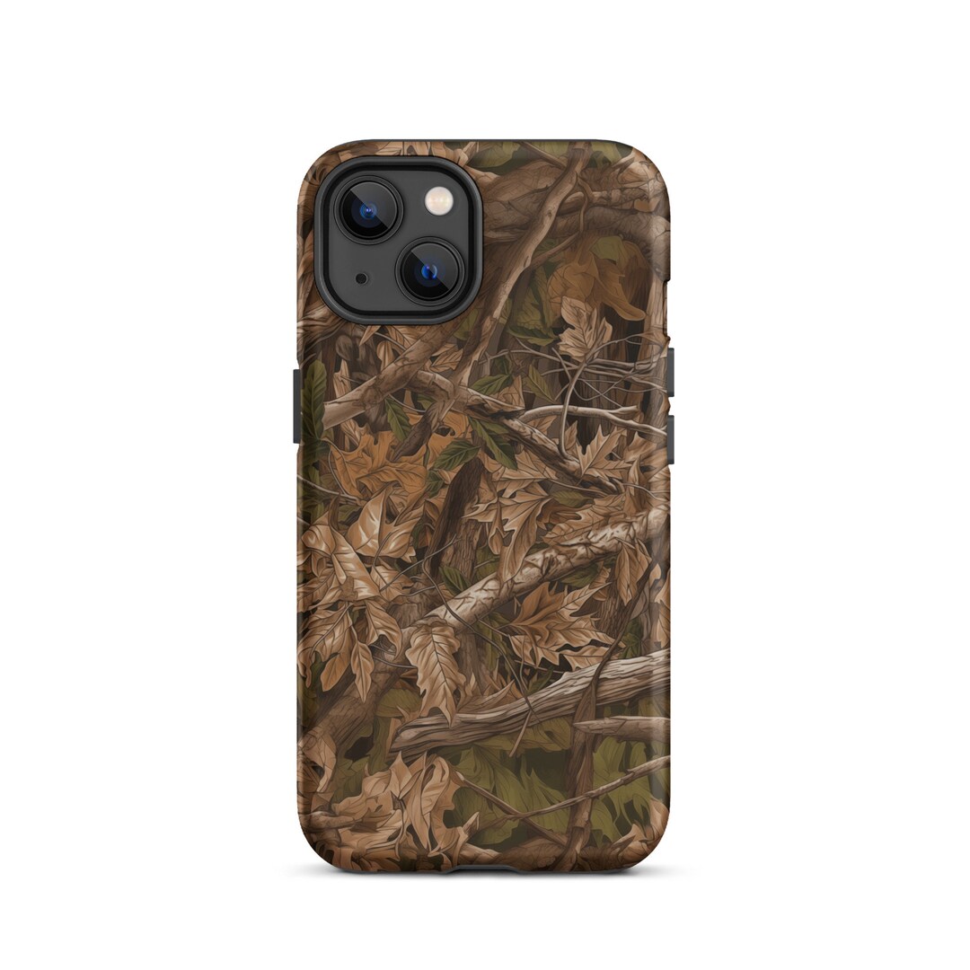 Timber & Leaves Cell Phone Cases | Tough iPhone Cases | Camouflage ...