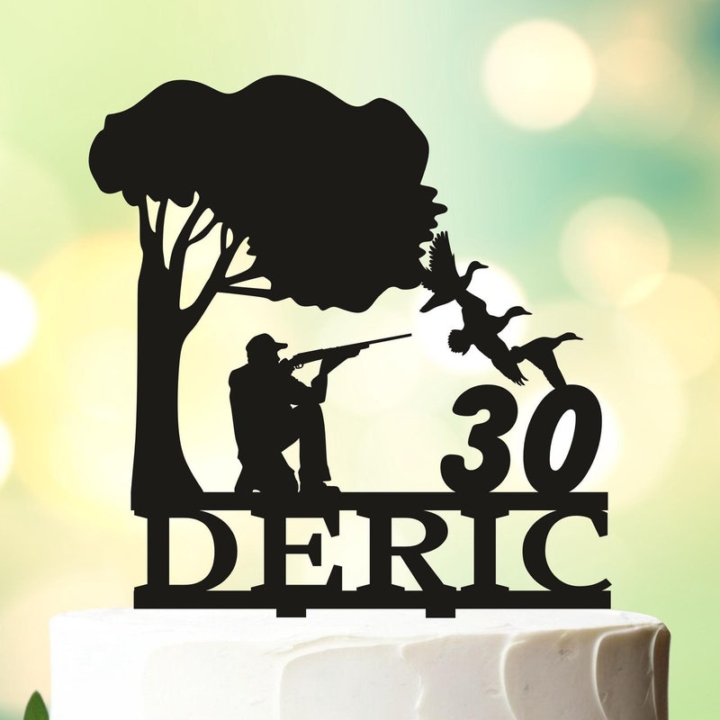 Hunting Cake Topper - Etsy