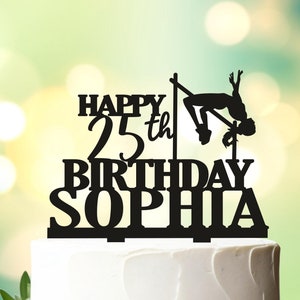 Female High Jump Cake Topper, Track and Field, Male High Jump, Vaulter ...