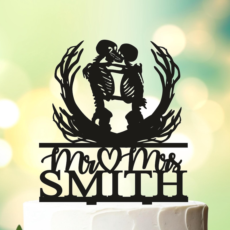 Zombie Wedding Cake Topper - Etsy