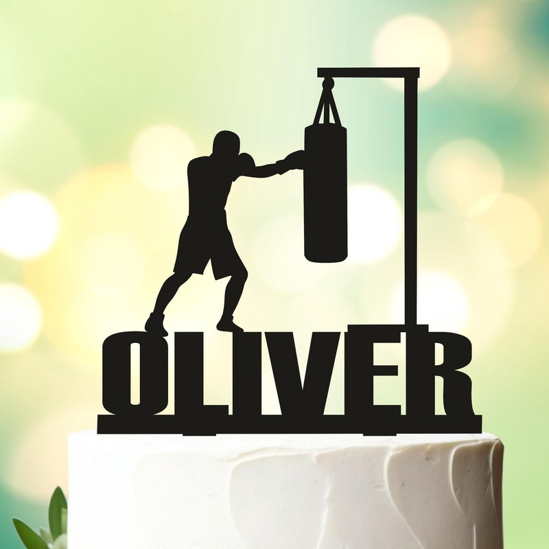 Ufc Fighting Cake Toppers - Etsy