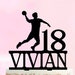 Handball Cake Topper, Handball Player, Handball Centerpiece, Sports ...