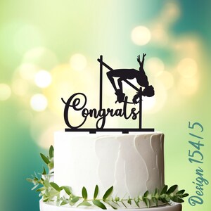 Female High Jump Cake Topper, Track and Field, Male High Jump, Vaulter ...