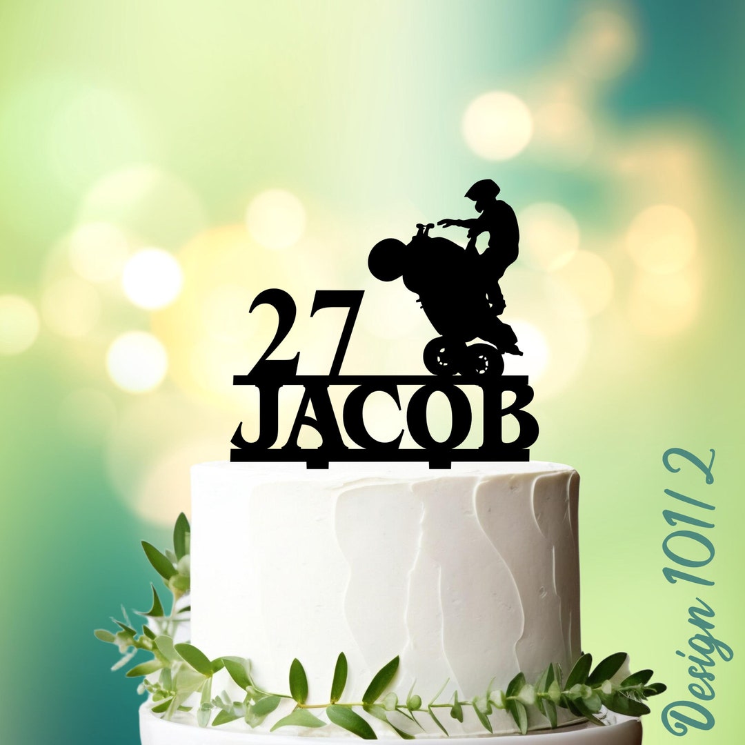 Four Wheeler Cake Topper, ATV Quad Birthday Cake Topper, ATV Theme ...