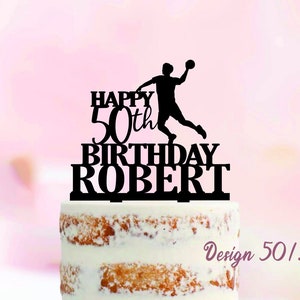 Handball Cake Topper, Handball Player, Handball Centerpiece, Sports ...