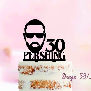 Bearded Birthday Cake Topper, Bearded Man Cake Topper, Lumber Jack ...