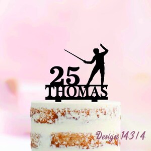 Fencing Birthday Cake Topper, Fencing Contest Party Decor, Sport Cake ...