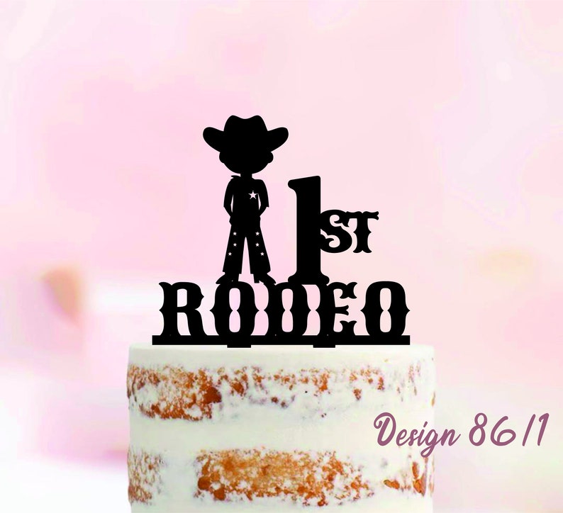 Cowboy First Birthday Cake Topper 1st Birthday Cake Topper - Etsy