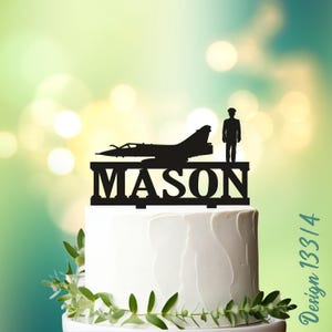 Airplane Cake Topper, Travel Cake Topper, Aviation Cake Topper, Pilot ...