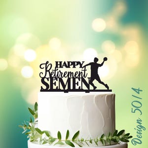 Handball Cake Topper, Handball Player, Handball Centerpiece, Sports ...