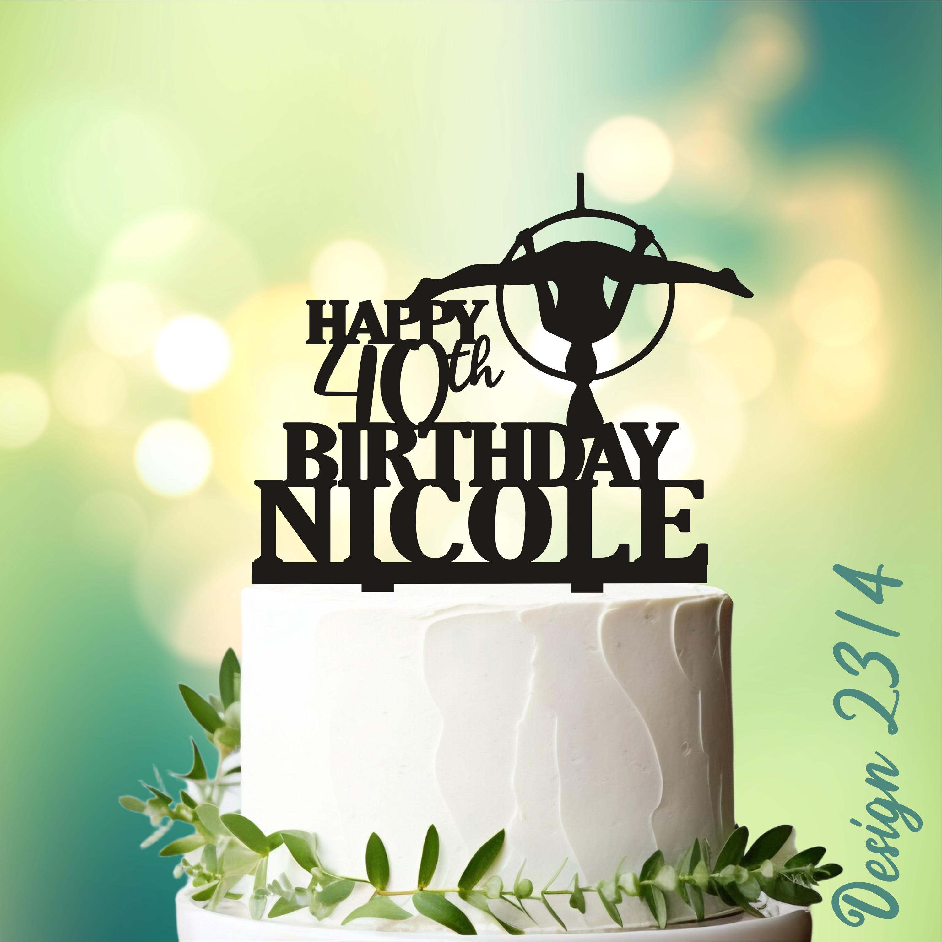 Pole Dancer Cake Topper, Birthday Cake Topper, Bachelor Party Cake ...