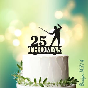 Fencing Birthday Cake Topper, Fencing Contest Party Decor, Sport Cake ...