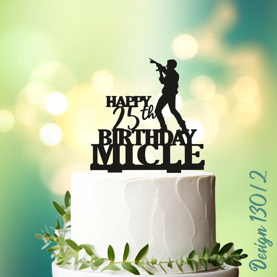 Singer Birthday Cake Topper, Music Birthday Cake Topper, Musician, Band ...