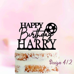 Soccer Birthday Cake Topper, Football Cake Topper, Sports Cake Topper ...