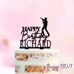Singer Birthday Cake Topper, Music Birthday Cake Topper, Musician, Band ...