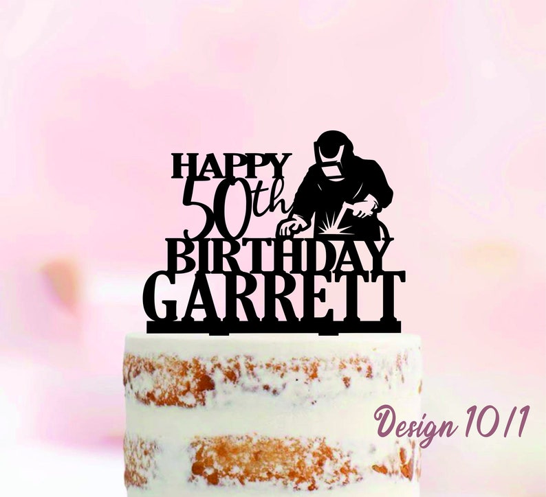 Welder Cake Topper Welder Birthday Cake Topper Welding - Etsy