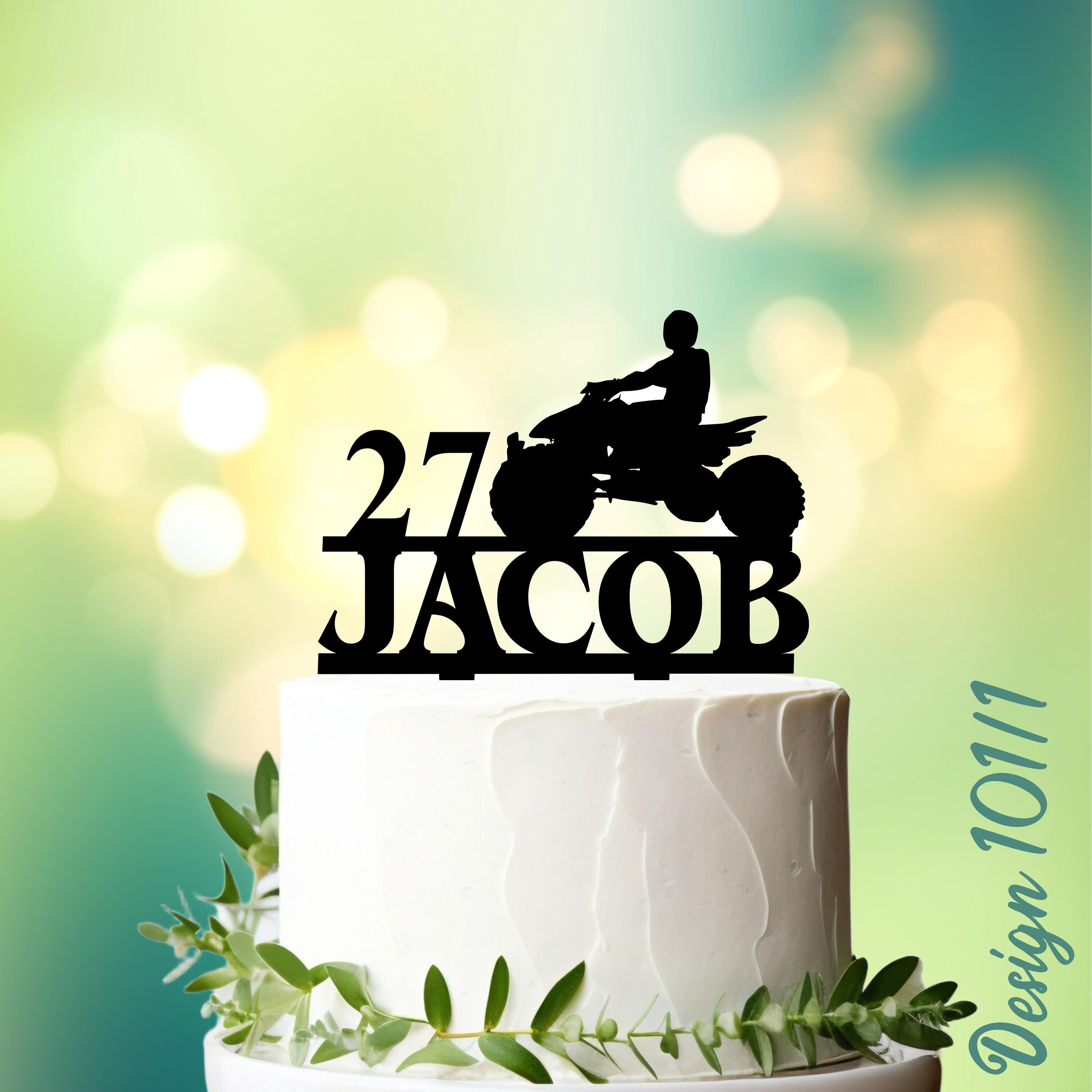 Four Wheeler Cake Topper, ATV Quad Birthday Cake Topper, ATV Theme ...