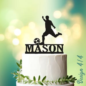 Soccer Birthday Cake Topper, Football Cake Topper, Sports Cake Topper ...