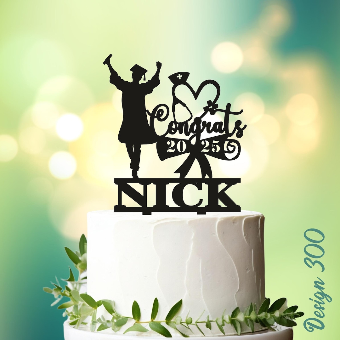 Doctor Congrats Cake Topper, Medical Graduation Cake Topper,medical ...