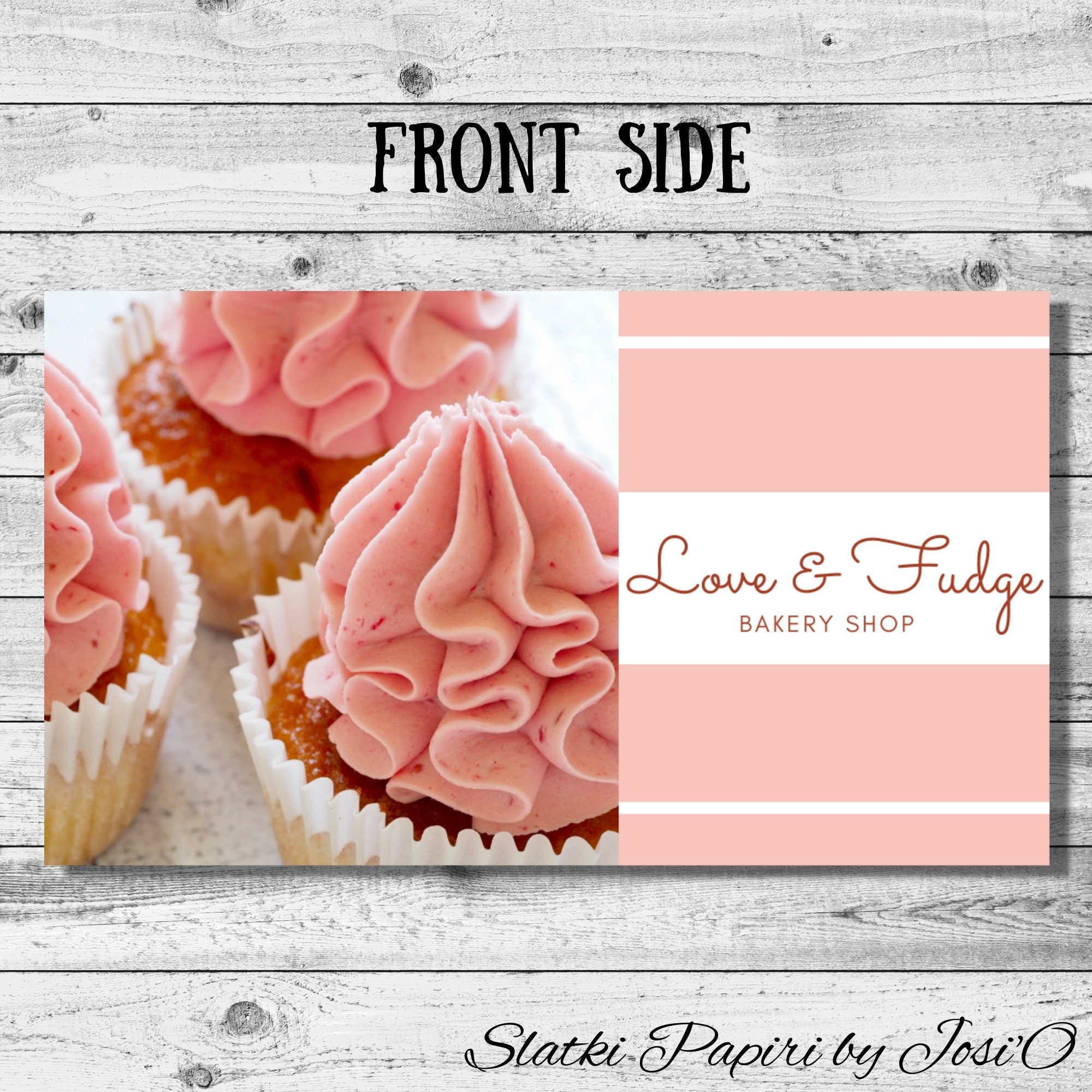 Pink Bakery Shop Front