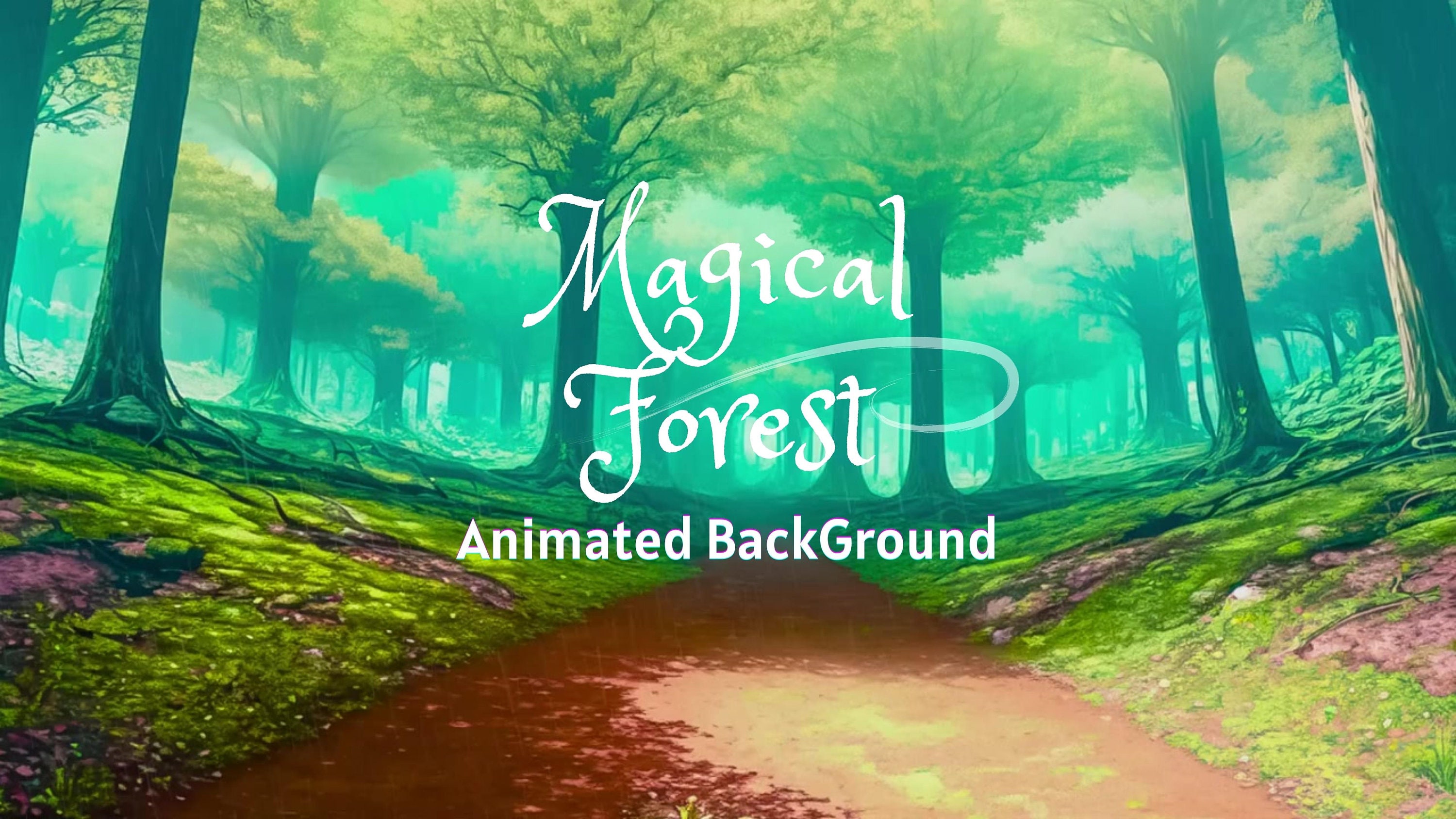 Animated Magical Forest Background