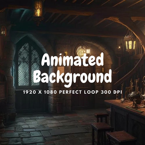 Animated Stream Screen Cozy Tavern Looped Vtuber Background - Etsy
