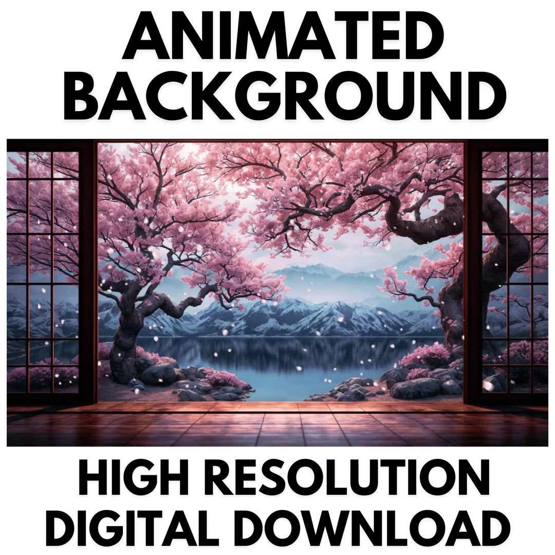 Animated Background Sakara Paradise - Twitch Backdrop Anime Theme ...