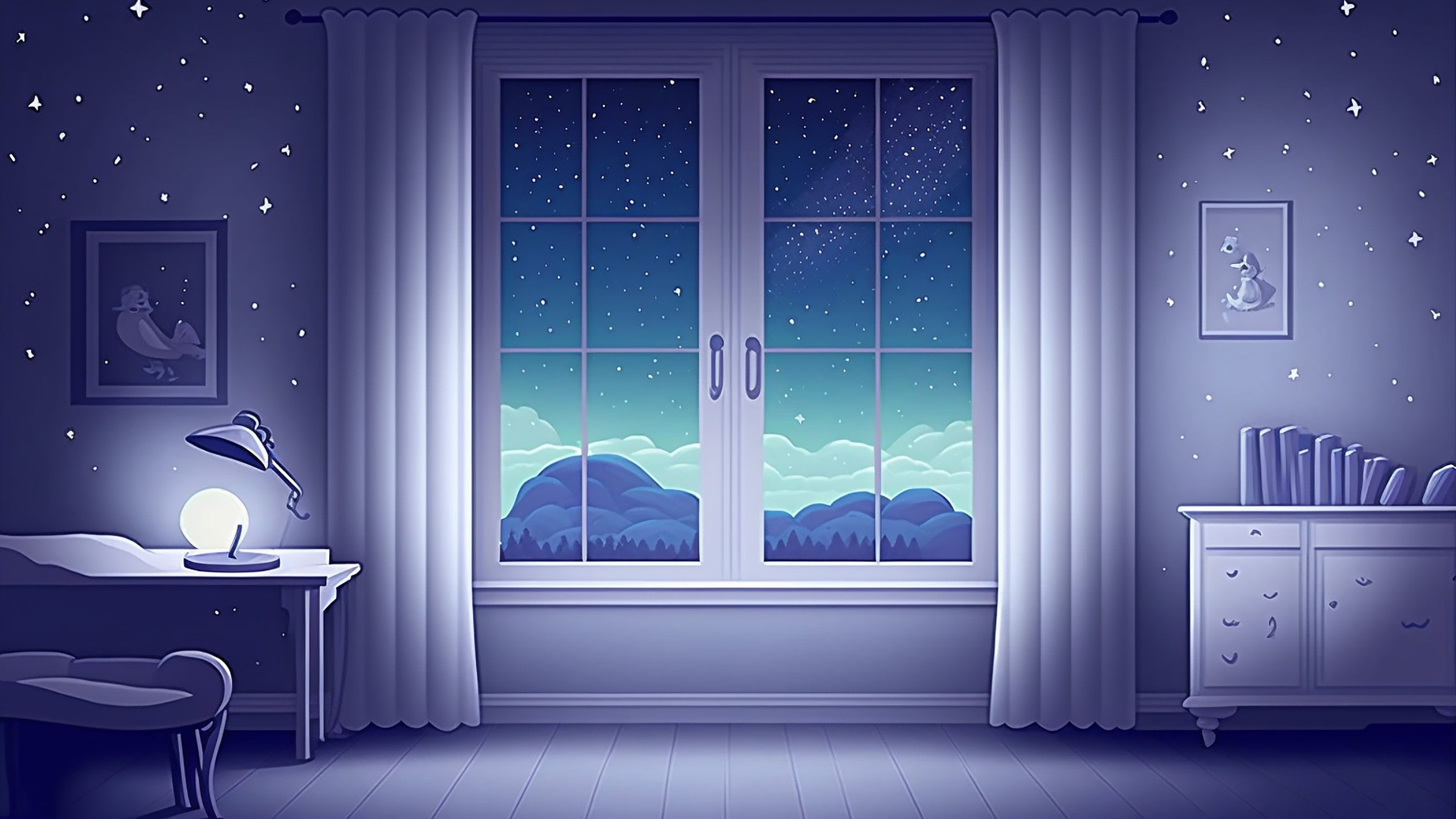 Vtuber Background magical Bedroom Digital Art Image - Etsy