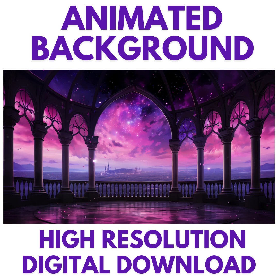 Magical Background Backdrop Animated Perfect for Your Streams Looping ...